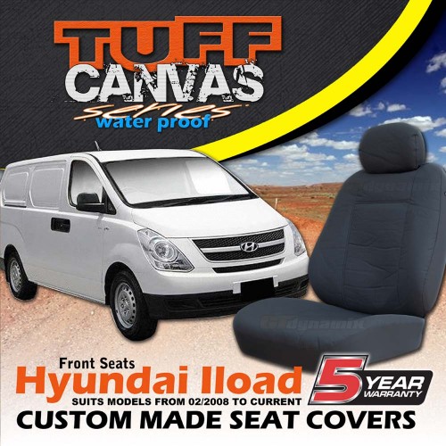 Tuff Canvas Hyundai Iload Front Custom made Seat Covers